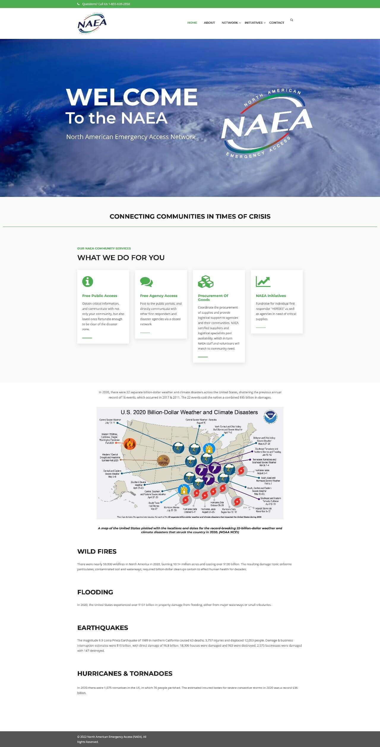 North American Emergency Access Network Website – Mathew Chemery ...